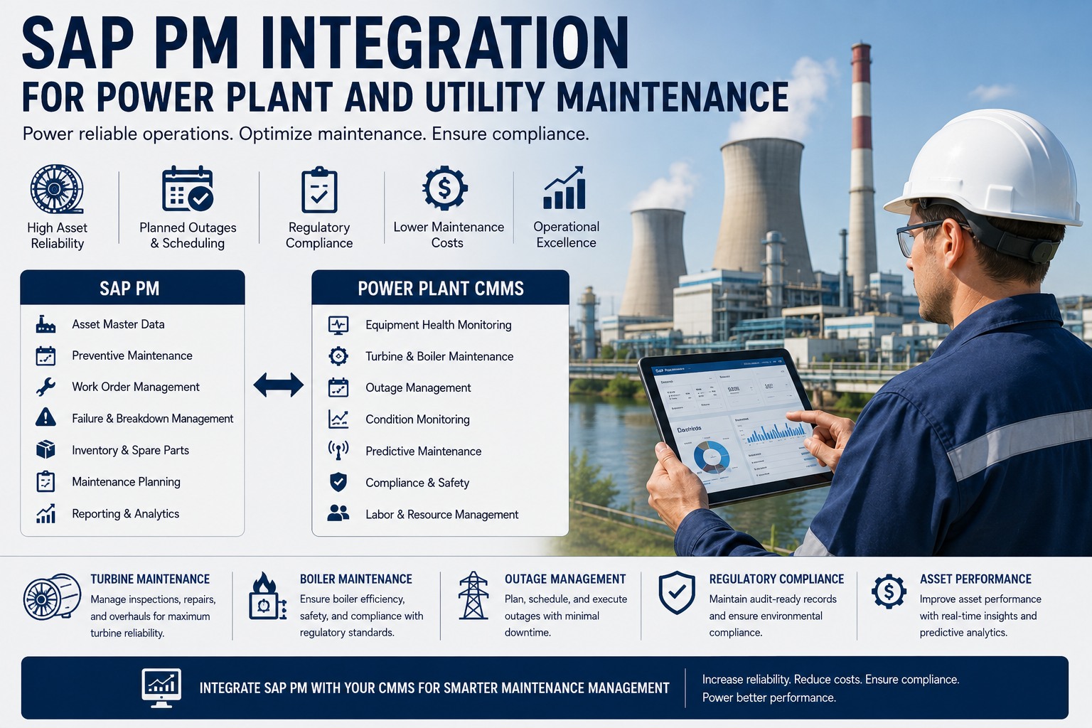 SAP PM Integration for Power Plant and Utility Maintenance