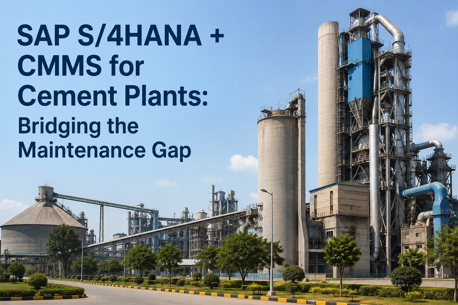 SAP S/4HANA + CMMS for Cement Plants: Bridging the Maintenance Gap
